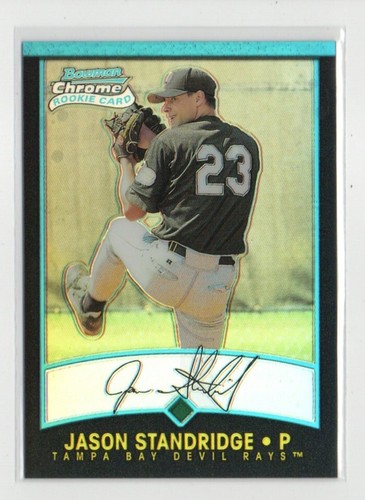 JASON STANDRIDGE 2001 Bowman Chrome Refractor Rookie TAMPA BAY RAYS | eBay