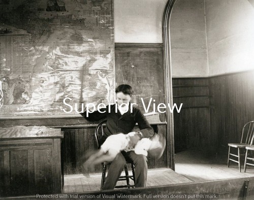 Old Time Teaching Vintage School Teacher Spanking Student Michigan Map ...