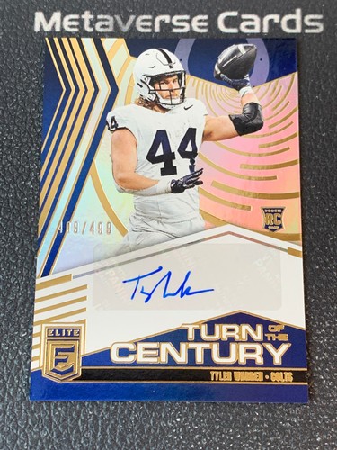 2025 Donruss Elite Turn of the Century Autograph RC Tyler Warren 409/ ...