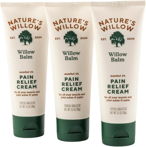 Nature'S Willow Fast-Acting Willow Balm Natural Pain Relief Cream for ...