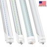4~25 Pack T8 8FT Integrated LED Tube Light Bulb 72W 6500K LED Shop ...