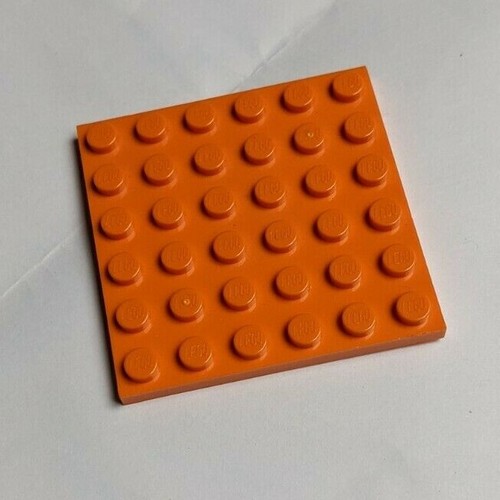 Lego 3958 Plate 6x6 Studs Orange Piece | eBay