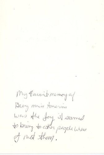 Debra Maffett (1983 Miss America) Hand Written Letter (not signed) | eBay