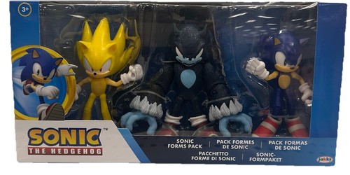 Jakks Pacific Sonic 3-Pack Werehog, Super Sonic, SOAP Shoes Sonic | eBay
