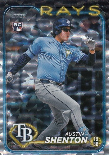 AUSTIN SHENTON TOPPS UPDATE ROOKIE SILVER FOILBOARD PARALLEL RC RAYS # ...
