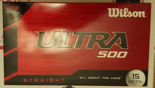 Brand New Wilson Ulra 500 Straight - 15 Pack Golf Balls NEW IN BOX | eBay