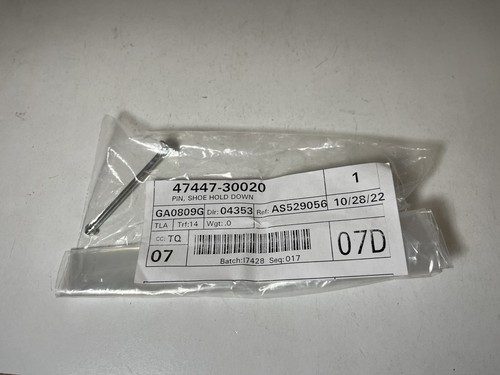 Genuine OEM Toyota 47447-30020 Rear Drum Brake Shoe Hold Down Pin NOS ...