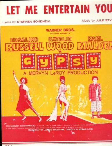 Sheet Music: LET ME ENTERTAIN YOU (Gypsy) Rosalind Russell/Natalie Wood ...
