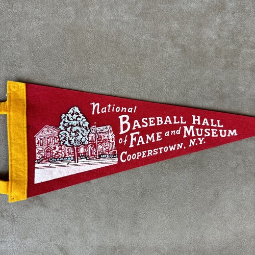 Vintage National Baseball Hall of Fame Cooperstown Souvenir Felt ...