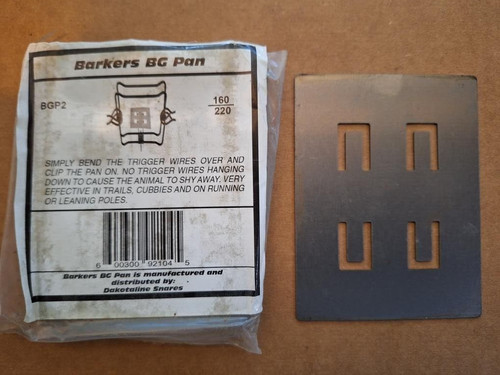 1 DZ #160-220 Coni Pan Trap Trapping Barkers Trapping Duke Muskrat Mink ...