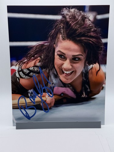 Bayley WWE Devious Smile Signed Autographed Photo Authentic 8X10 COA | eBay