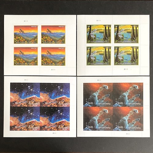 USA 2023 2024 Stamps MNH Great Smoky Mountains Cosmic Cliffs Sheets ...