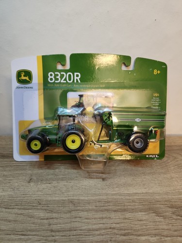 Ertl 45236 1:64 John Deere 8320R Tractor with Grain Cart Farming ...
