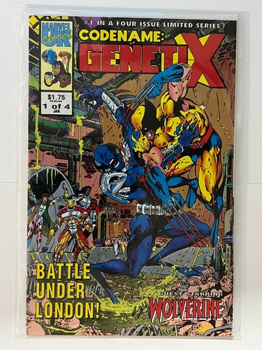 Codename: Genetix #1 Marvel UK Comics 1993 vs. Wolverine | Combined ...