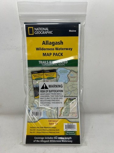 Allagash Wilderness Waterway [Map Pack Bundle] (National Geographic ...