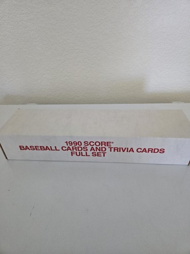 1990 Score Complete Baseball Card Set Sealed | eBay