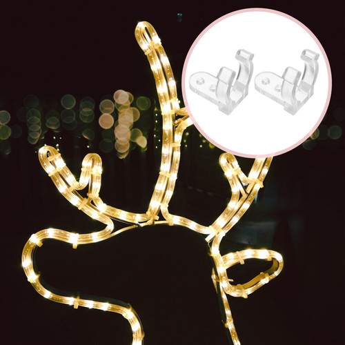 100 Pcs Rope Light Clips Outdoor Use Rope Light Mounting Clip | eBay