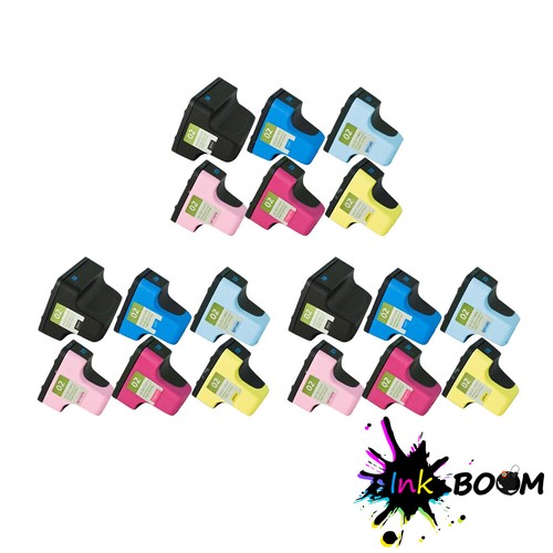 18 Ink Cartridge replace for HP 02XL Photosmart 3213 3310 C5180 C7180 ...