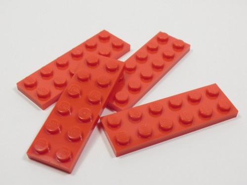LEGO 4 Red 2x6 Plates R11 | eBay
