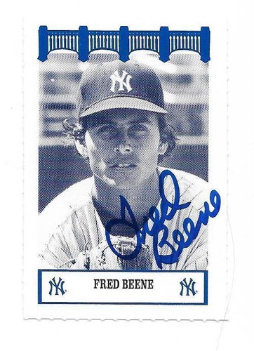 FRED BEENE 1992 THE WIZ YANKEES 70'S AUTOGRAPHED SIGNED | eBay