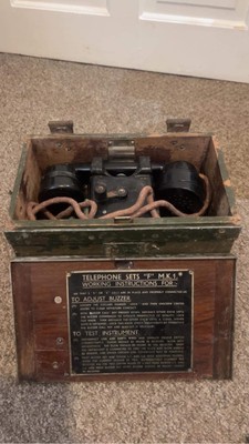 Field Telephone in Collectable Wwii Military Field Gear & Equipment for ...