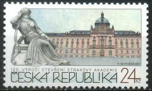 Czech Republic 2017 Architecture, Sculpture, Art, Straka’s Academy MNH ...