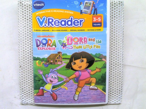 Dora the Explorer and Dora and the Three Little Pigs VTech V.Reader | eBay