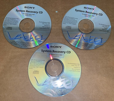 Sony Vaio Recovery Disc for sale | eBay