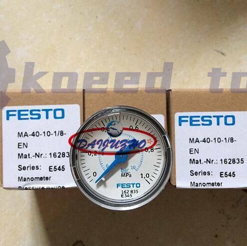 1Pcs new Festo Manometer 0-10bar MA-40-10-1/8-EN | eBay