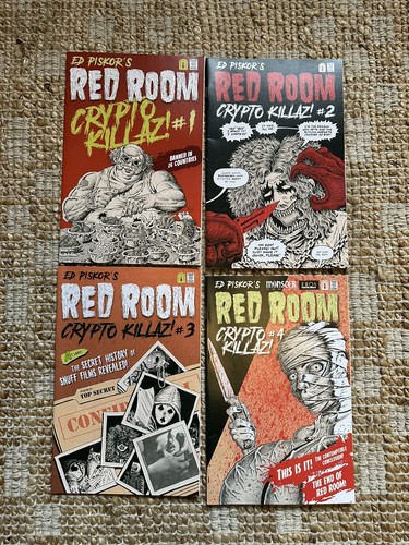 RED ROOM Ed PISKOR 1 2 3 4 Set, Crypto Killaz Vf Nm Comics | eBay