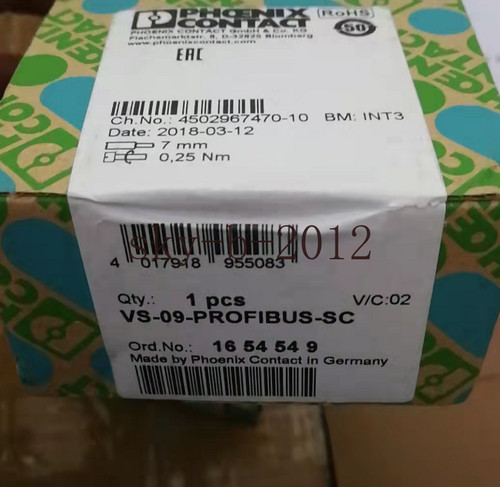 1 PCS NEW Phoenix 1654549 Metro Electrical Connector VS-09-PROFIBUS-SC ...