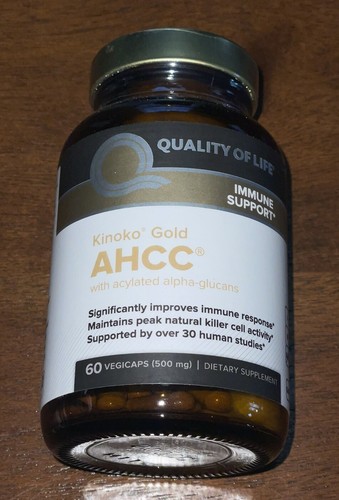 Kinoko Gold AHCC 500 mg - Immune Supplement - Quality of Life - 60 ...