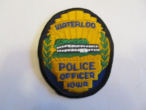 Iowa Waterloo Police Vest Patch | eBay