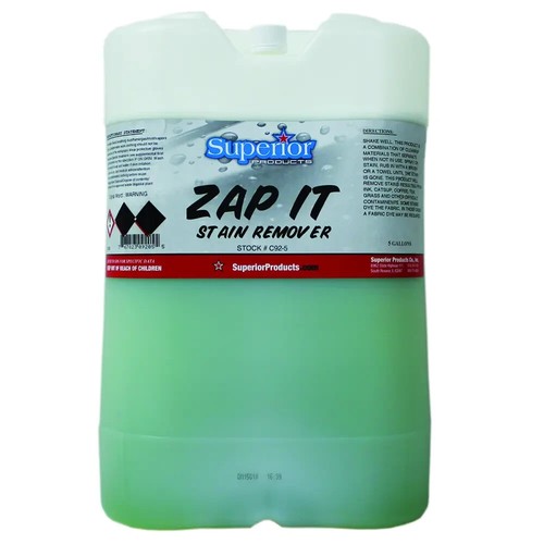 Zap It Stain Remover Superior Products C92-5 5 Gallon | eBay