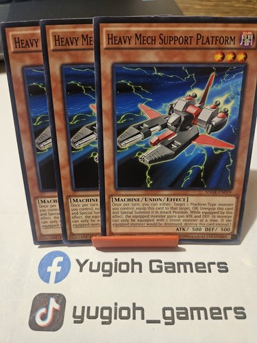 Yu-Gi-Oh Heavy Mech Support Platform X3 SDGR 1st Edition Common Light ...