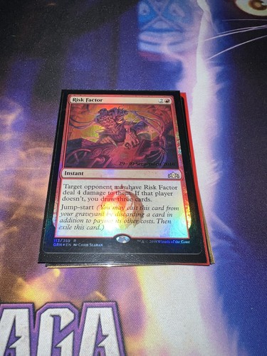 Mtg Singles - Risk Factor - Prerelease Promo - Foil Rare - MP | eBay
