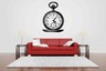 Vinyl Decal Vintage Lamp Post with a Clock Wall Sticker (n570) | eBay