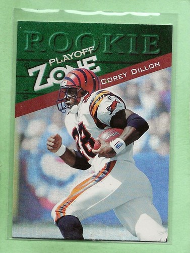 COREY DILLON - 1997 Playoff Zone "Rookie" - #97 - Bengals - Comb ...
