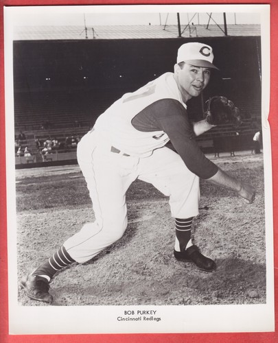 1958 CINCINNATI REDS TEAM ISSUE 8 X 10 GLOSSY BOB PURKEY | eBay