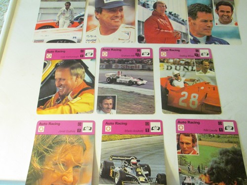 Sportscaster Cards AutoRacing Singles From The 70s-Choose From List/$10 ...