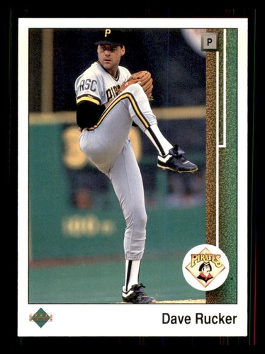 1989 BASEBALL 1989 Upper Deck Dave Rucker Pittsburgh Pirates #436 1 | eBay
