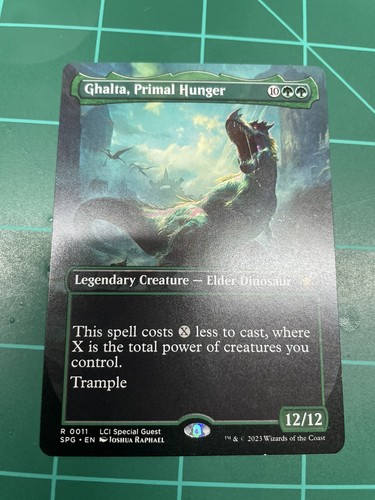 Ghalta, Primal Hunger: MtG Magic the Gathering Special Guest Rare ...