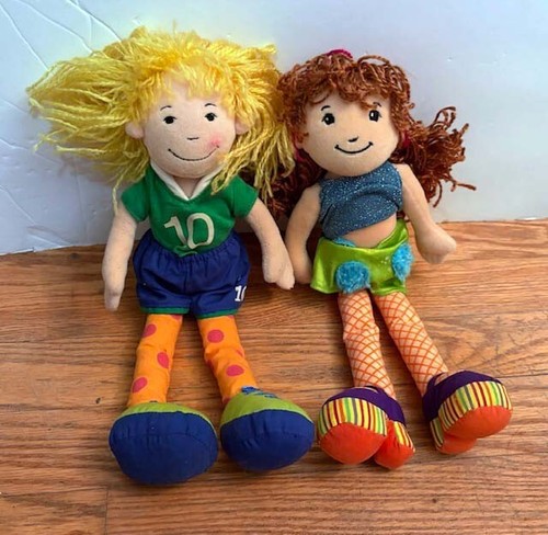 Lot of 2 Groovy Girl Plush Dolls Manhattan Toys Vintage Blonde Brunette ...
