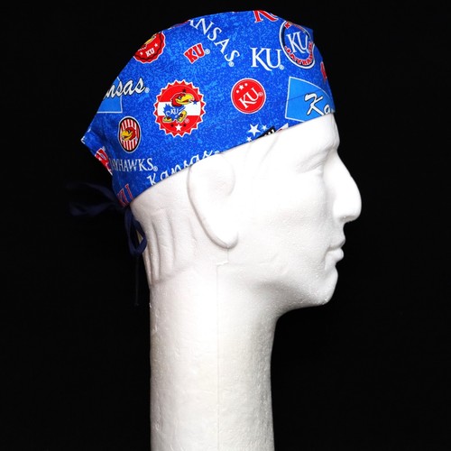 University of Kansas Jayhawks on Blue Theme Scrub Hat | eBay