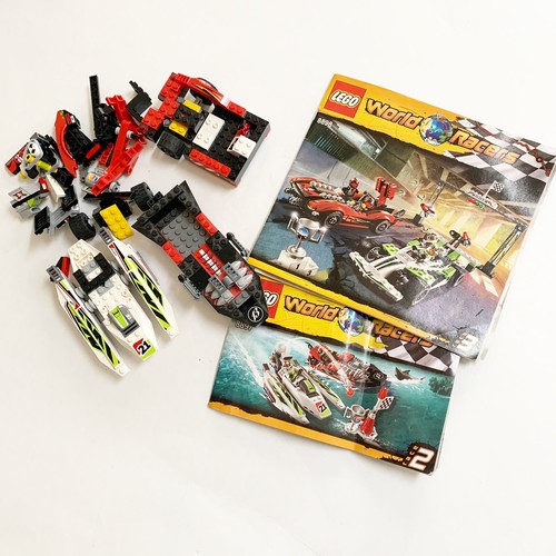 Lego World Racers 8898 8897 Wreckage Road Jagged Jaw Reef World Racer ...