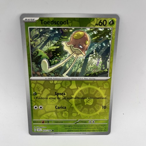 Card Pokemon Toedscool Common Reverse (It) Scarlet And Violet 025/198 ...