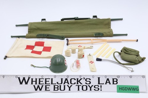 Medic First Aid GI Joe Marine Equipment Set 1964 Vintage Hasbro 12 ...