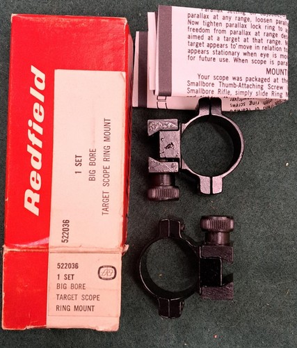 Redfield Big Bore Target Scope Ring Mount # 522036 | eBay