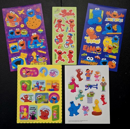 Sesame Street Sticker Sheet / Lot Of 5 | eBay