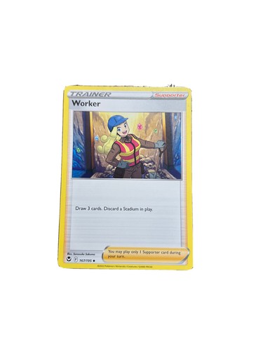 Pokémon TCG Worker #167/195 Silver Tempest Uncommon Regular NM/MINT | eBay